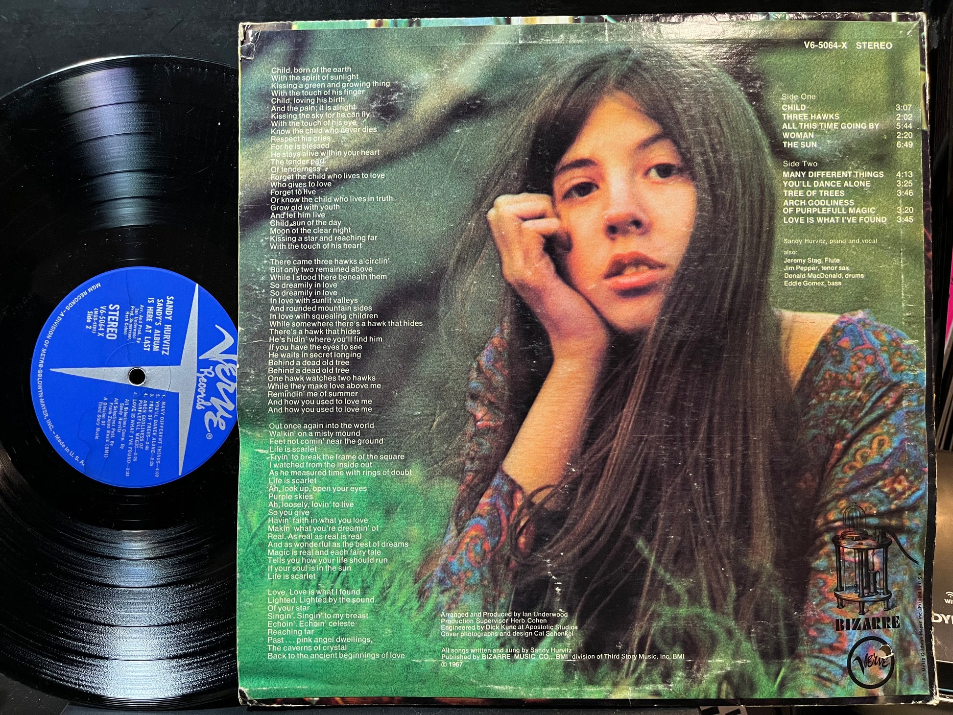 Sandy Hurwitz - Sandy's Album Is Here At Last (VINYL) | Excellent+ (EX ...